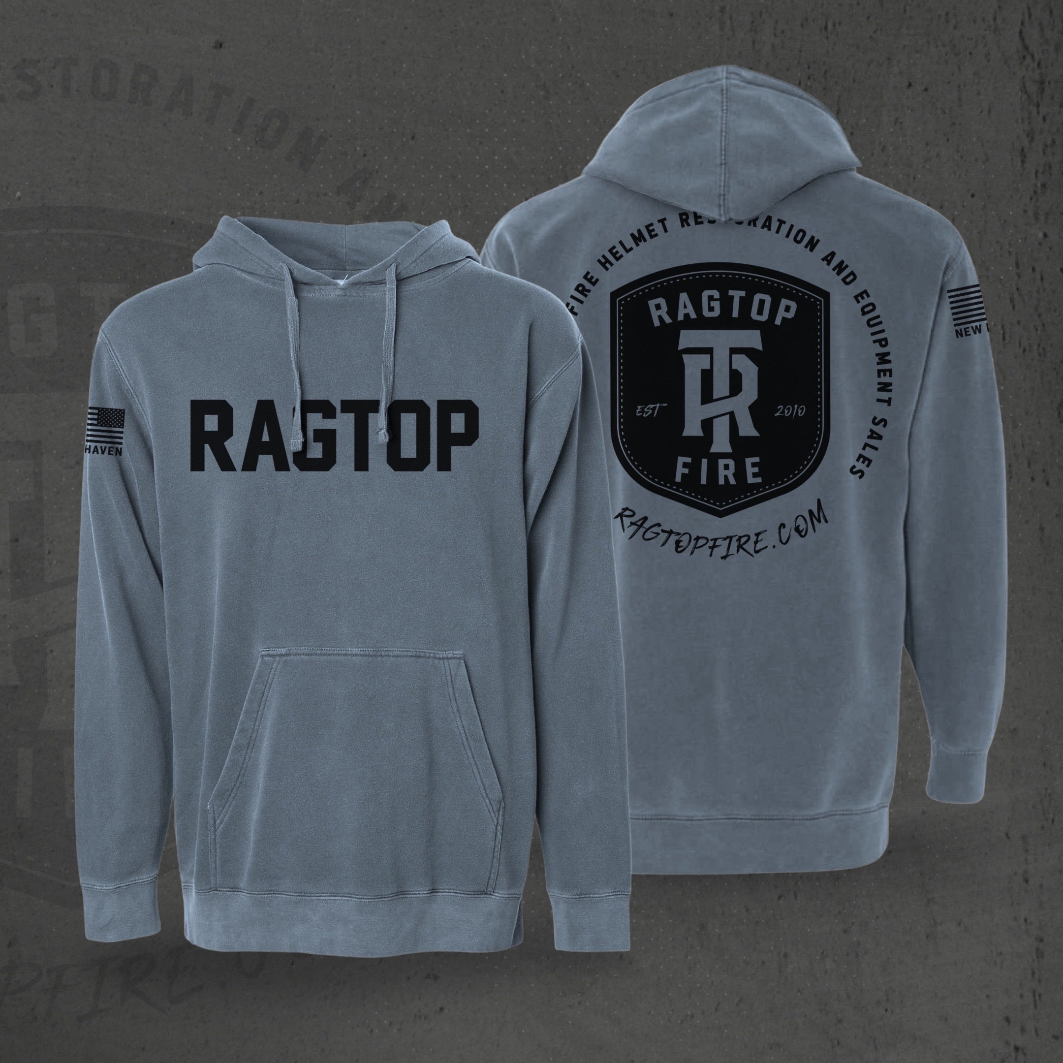 The Shop Pigment Hoodie – RagTop Fire