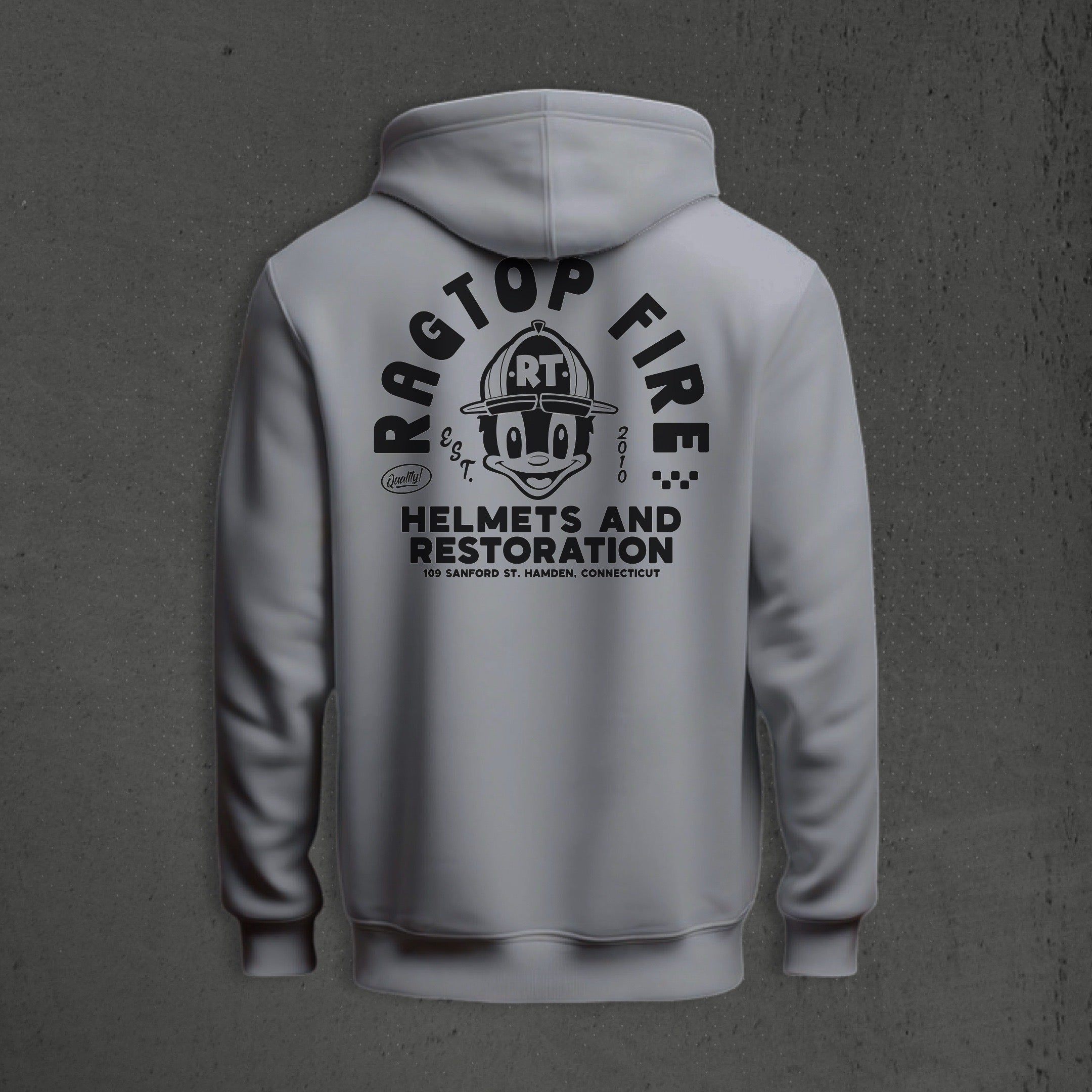 Shop Mascot Hoodie – RagTop Fire