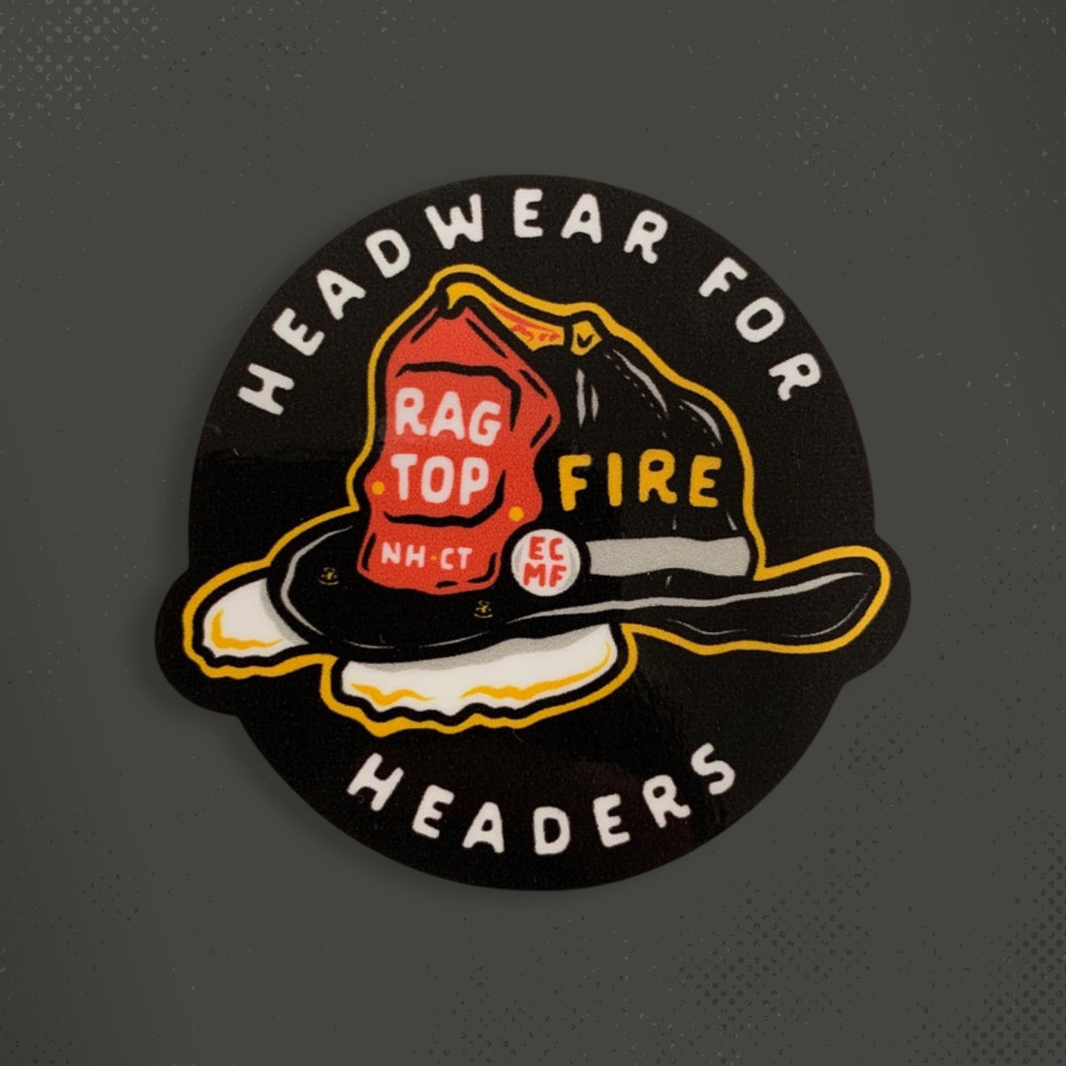 Headwear For Headers Decal – RagTop Fire