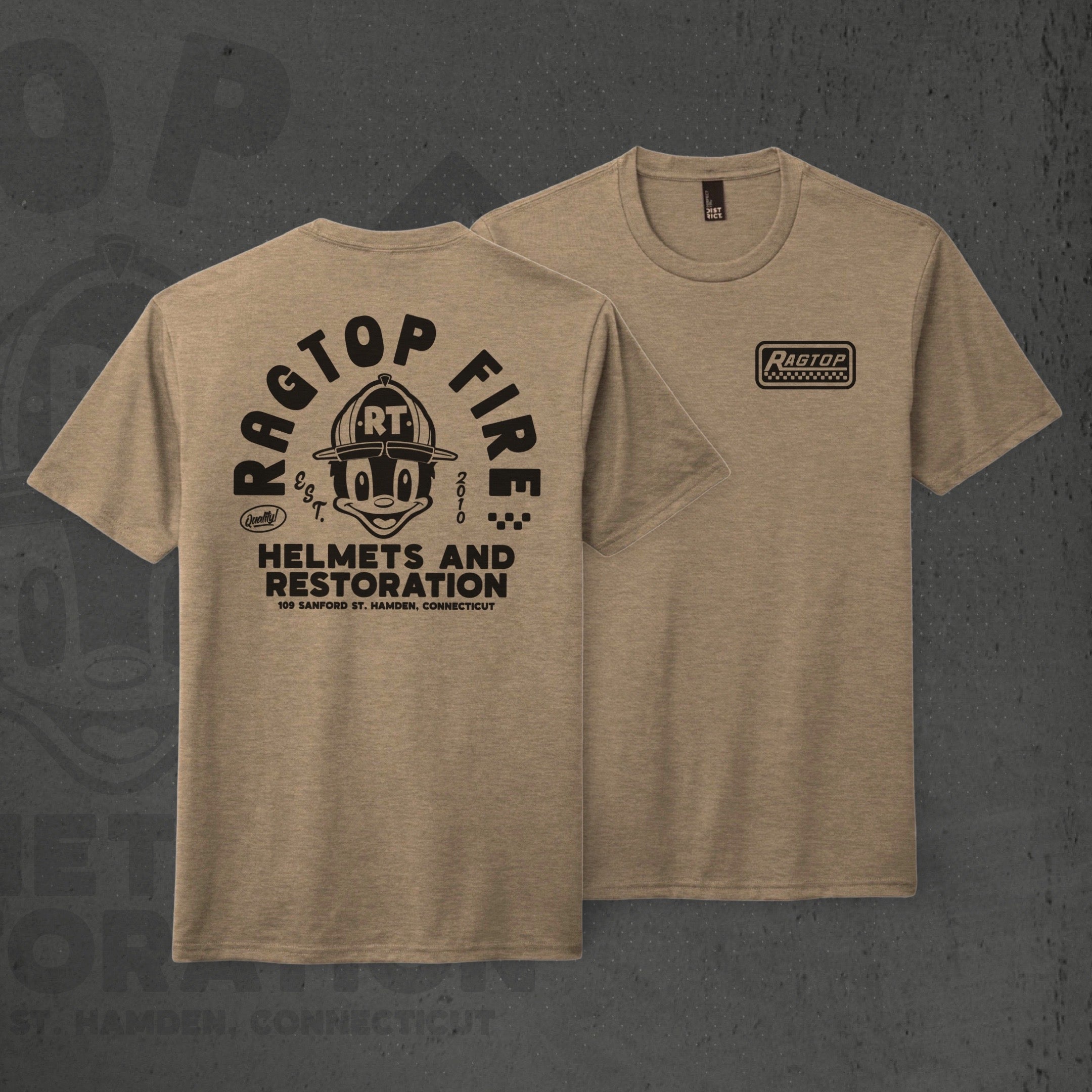 Shop Mascot Tee – RagTop Fire