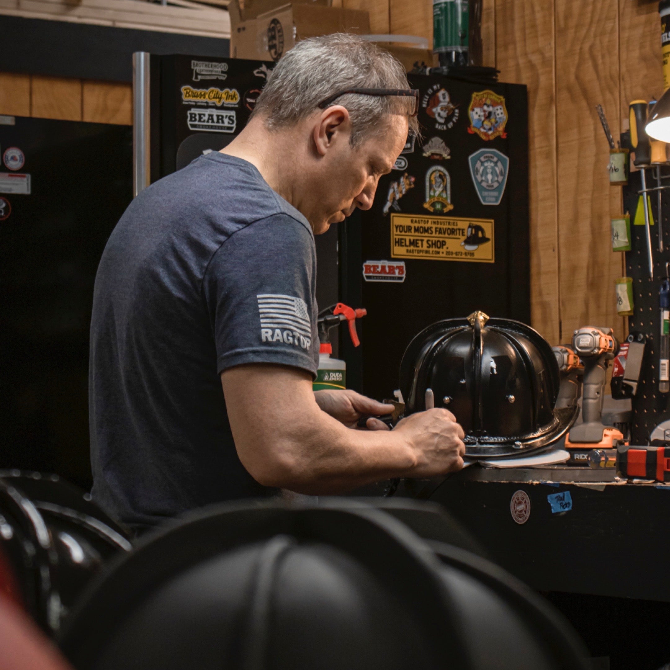 RagTop Fire Helmet Maintenance