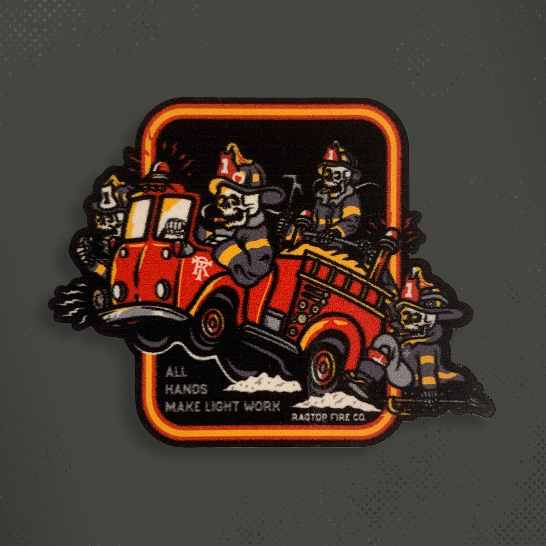 All Hands Decal – RagTop Fire