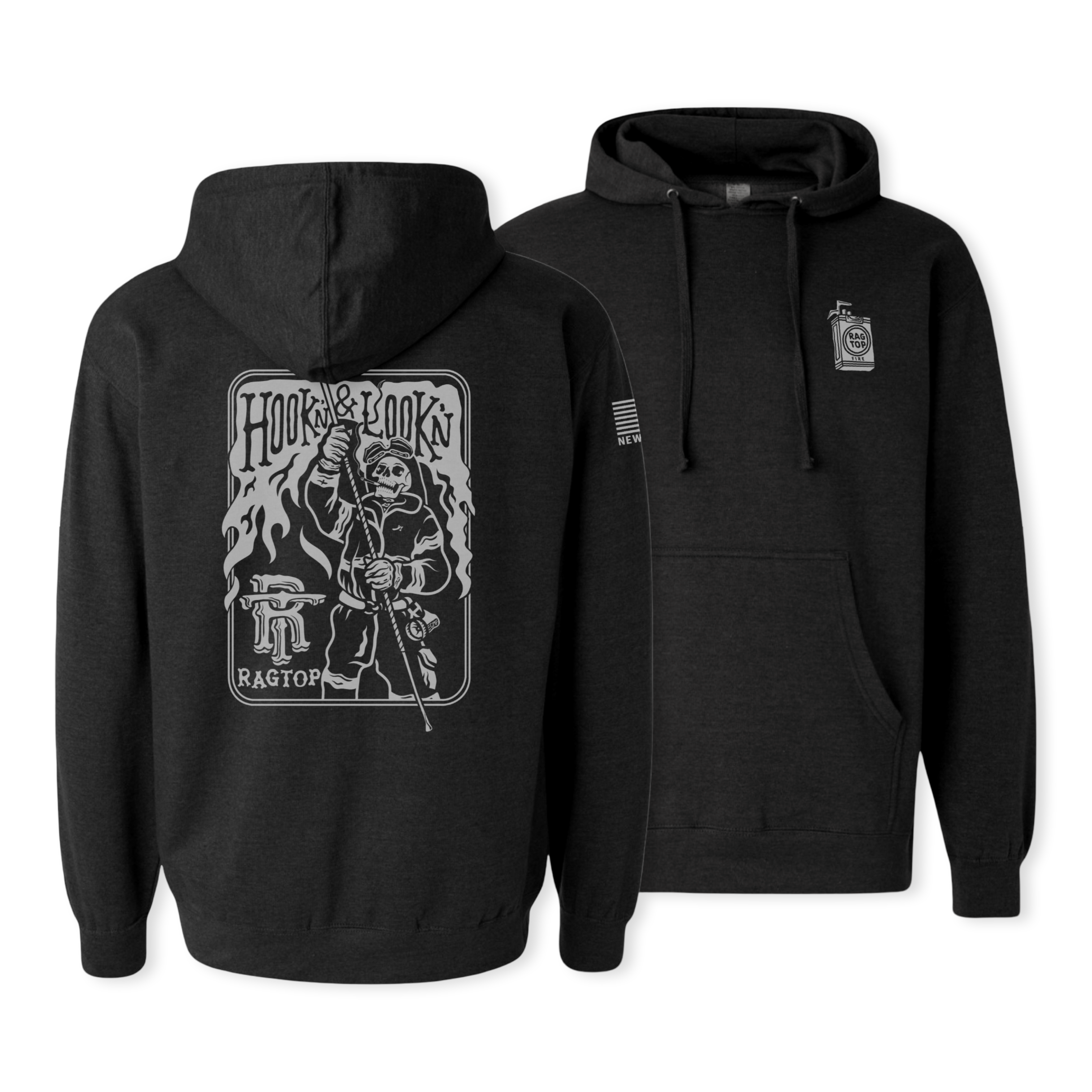 Hook'n & Look'n Hoodie – RagTop Fire