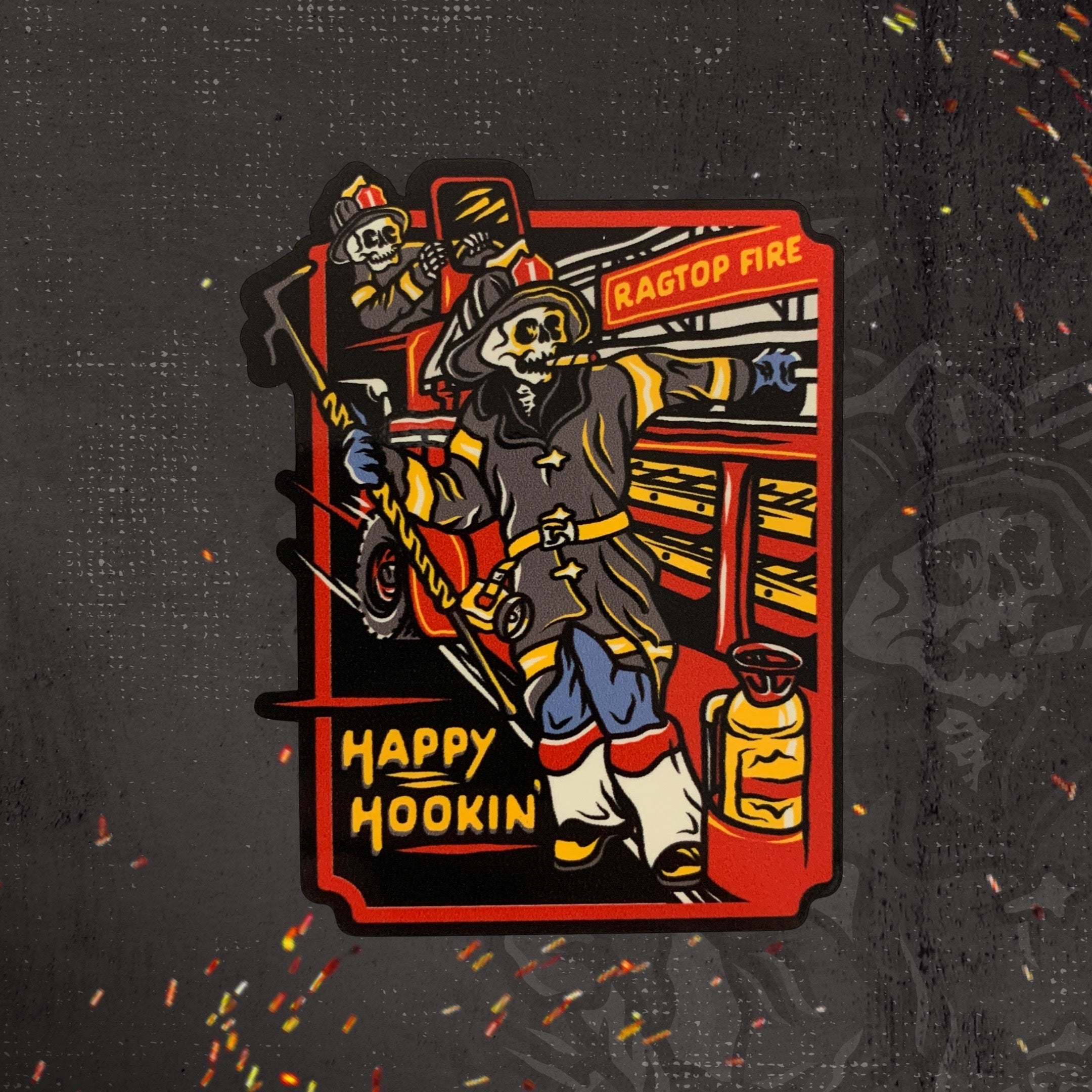 Happy Hookin' Decal – RagTop Fire