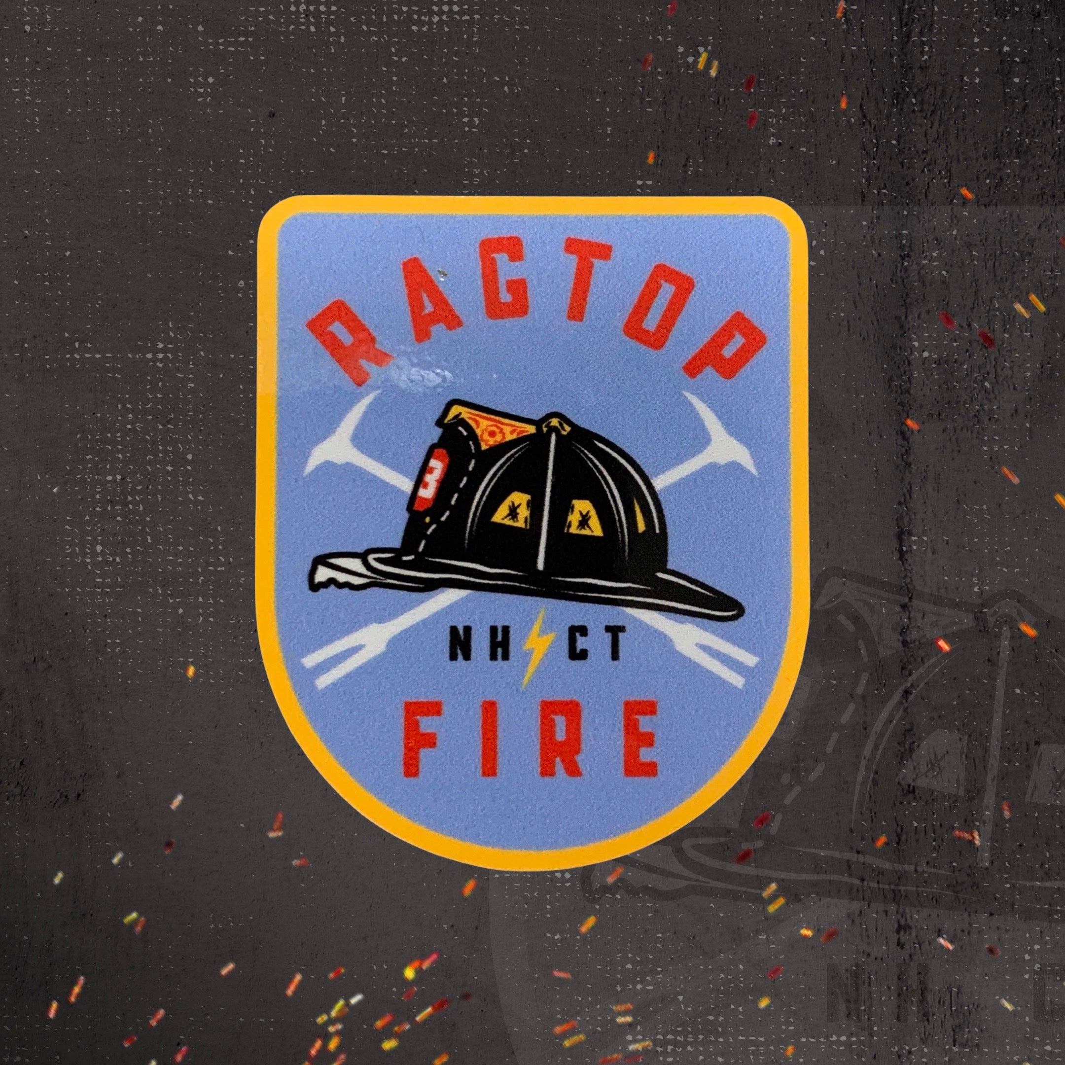 RagTop Helmet Decal – RagTop Fire