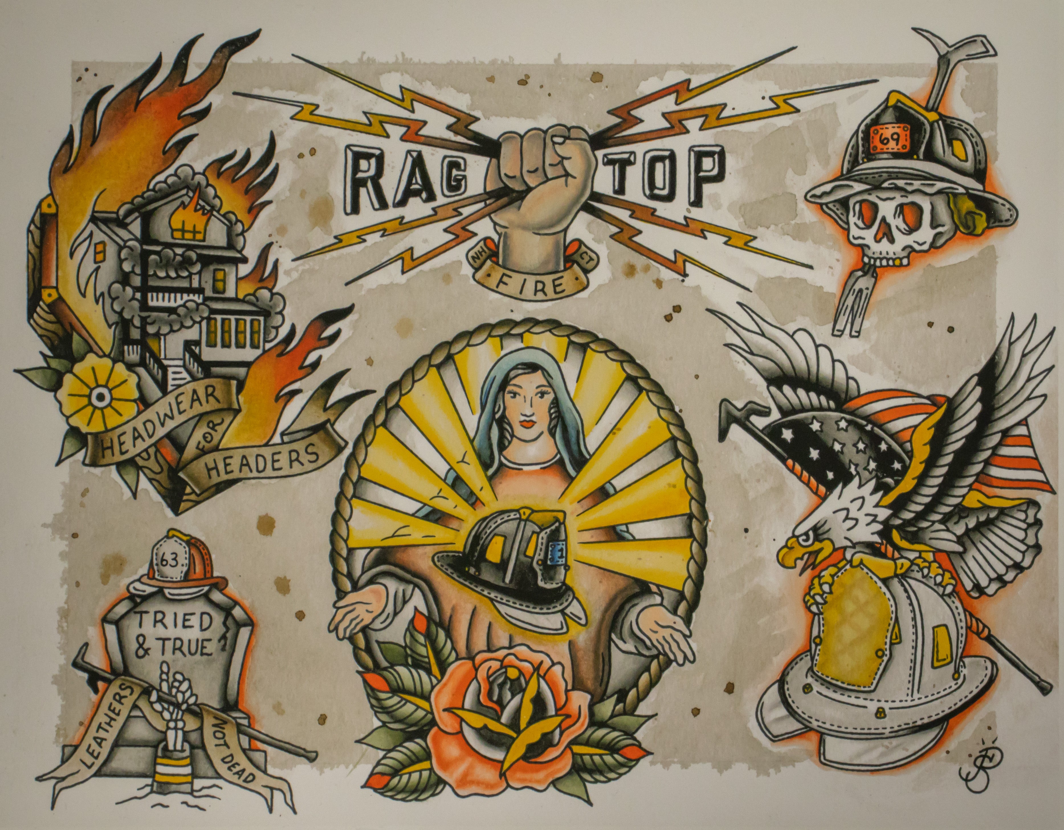 RagTop x JP Sokolowski Print – RagTop Fire