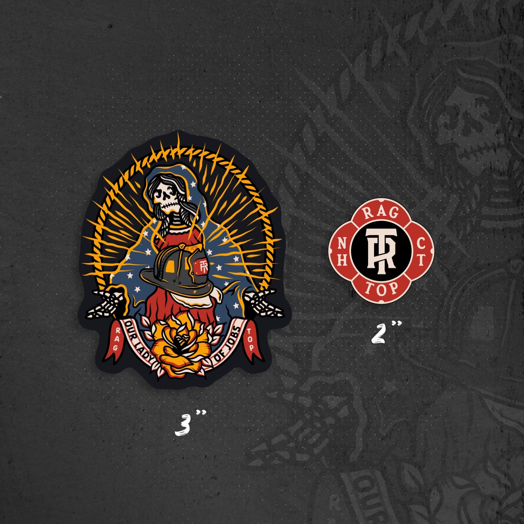 Hoodie Club + Stickers – RagTop Fire