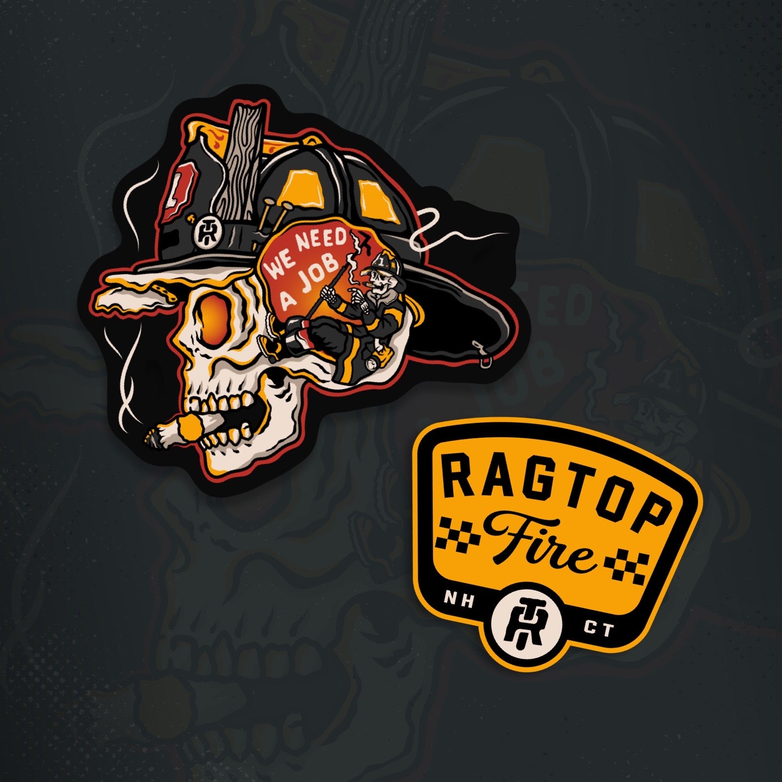 Sticker Club – RagTop Fire